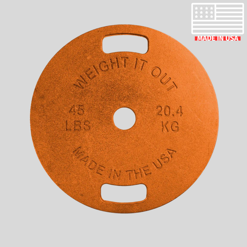 45lb Cast Iron Thin Plates | Veteran Fitness Pros